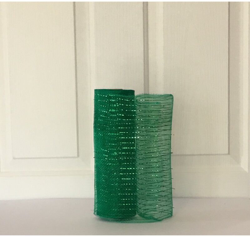 25cm Deco Mesh Metallic Hunter Green | All Things Wonderful 25cm Deco Mesh Metallic Hunter Green | All Things Wonderful